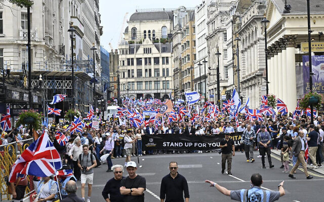 Some 70,000 march against antisemitism in London -- organizers | The ...