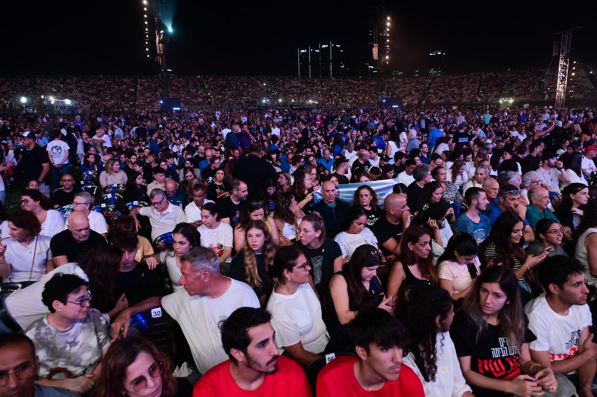 Oct. 7: 'We will rise': Tel Aviv memorial ceremony marks two years ...