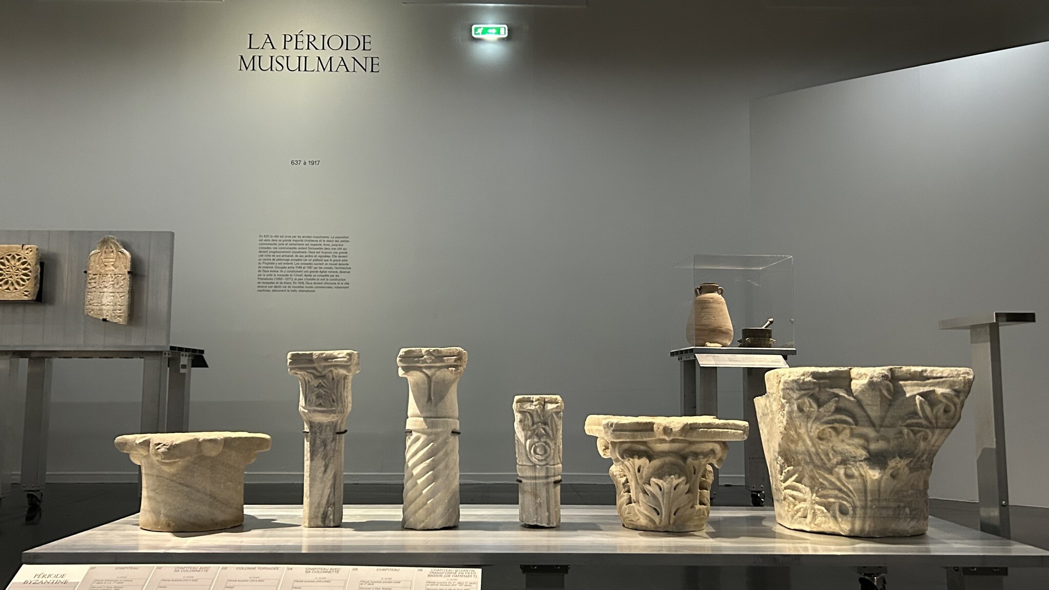 Paris display shows Gaza's imperiled heritage via artifacts exiled ...
