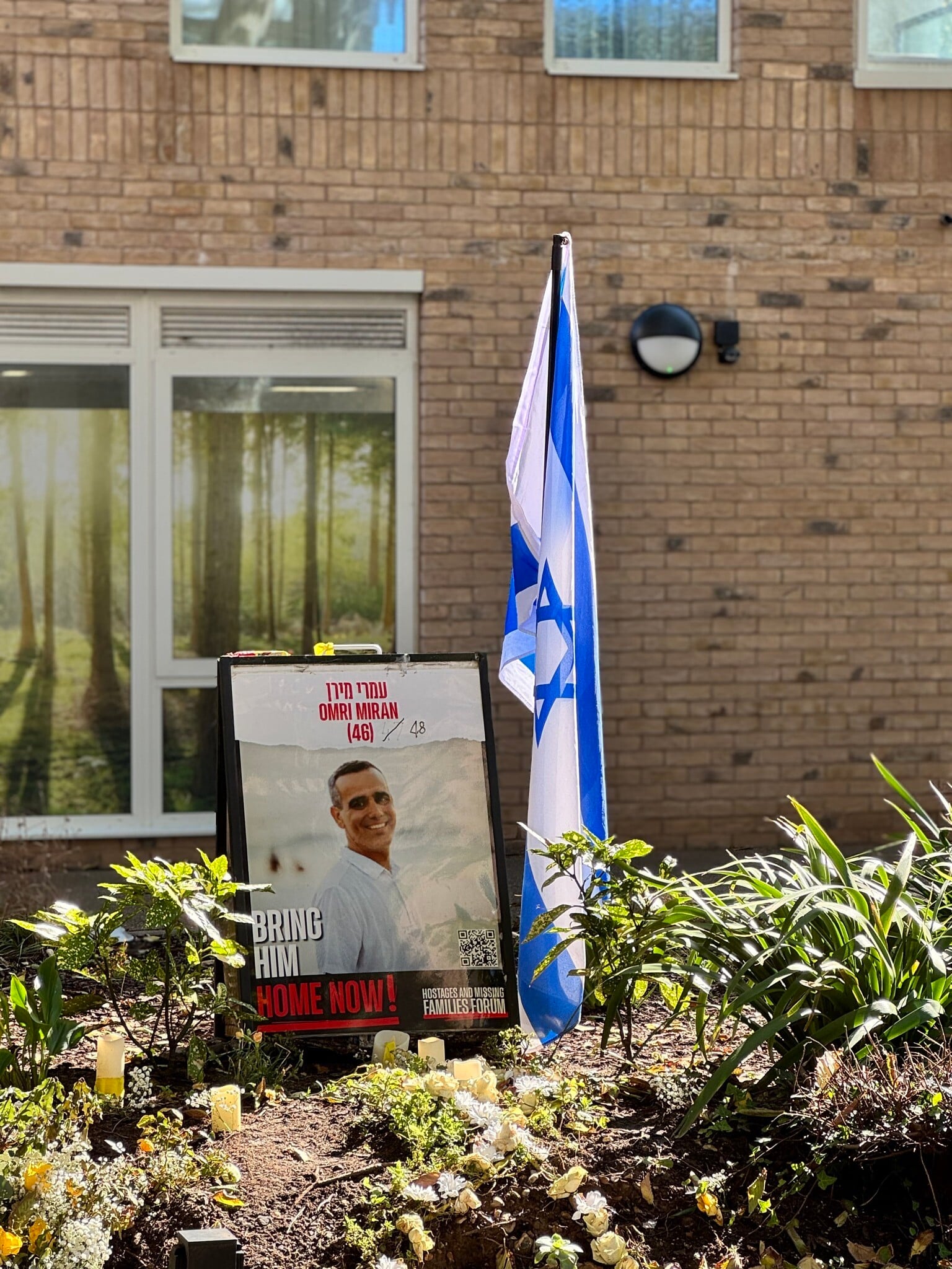 In the UK's 'most progressive' town, a memorial to Oct. 7 victims is ...