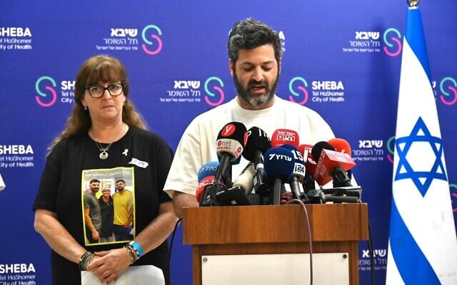 Relatives of freed hostages Gali and Ziv Berman: 'We're breathing clear ...
