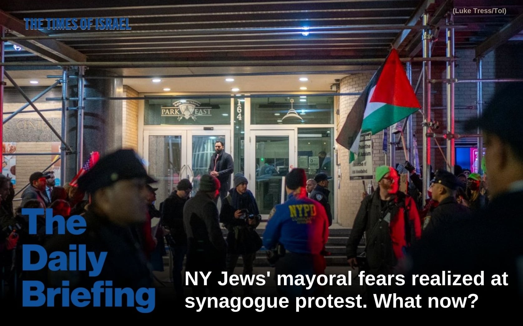 Daily Briefing Nov. 26: Day 782 - NY Jews' mayoral fears realized at ...