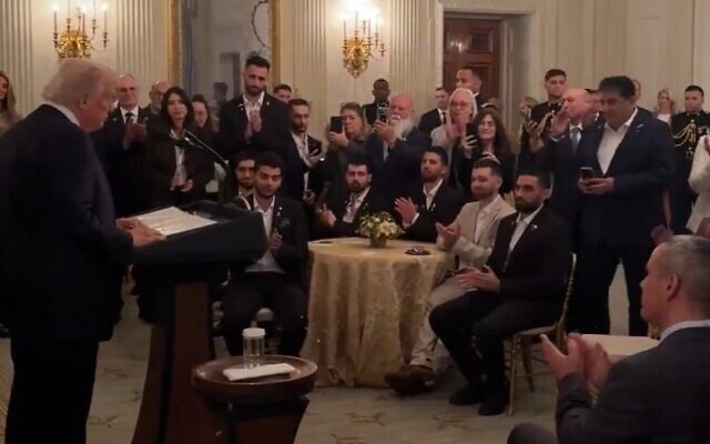 Trump tells freed hostage Matan Angrest he's a 'living testimony' to ...