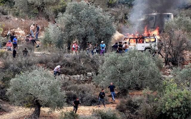Settler attacks on Palestinians in West Bank hit all-time high in ...