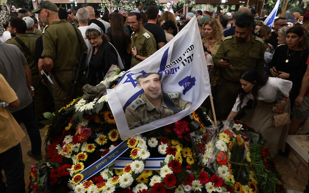 IDF receives casket with apparent body of hostage from Red Cross in Gaza | The Times of Israel