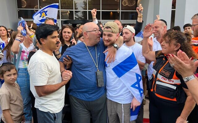 Released hostage Bar Kuperstein heads home to Holon after recuperation ...