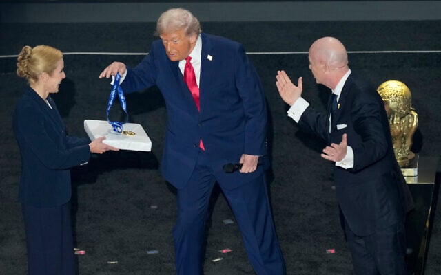 Trump wins new FIFA peace prize at 2026 World Cup draw | The Times of ...