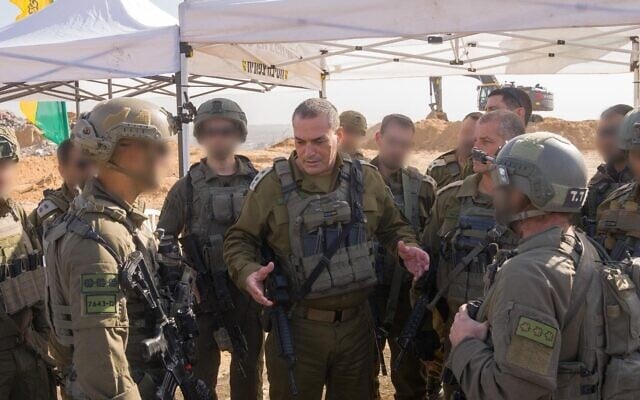 Touring the Strip, IDF chief Zamir says Gaza ceasefire line 'a new ...
