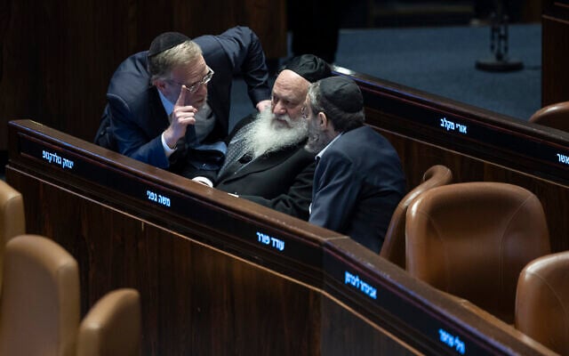 UTJ's Agudat Yisrael faction to vote against Arrangements Law in budget ...