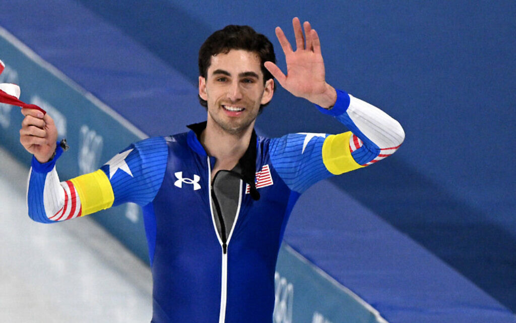 Taking a final lap in Milan, US skating medalist Emery Lehman enters ...