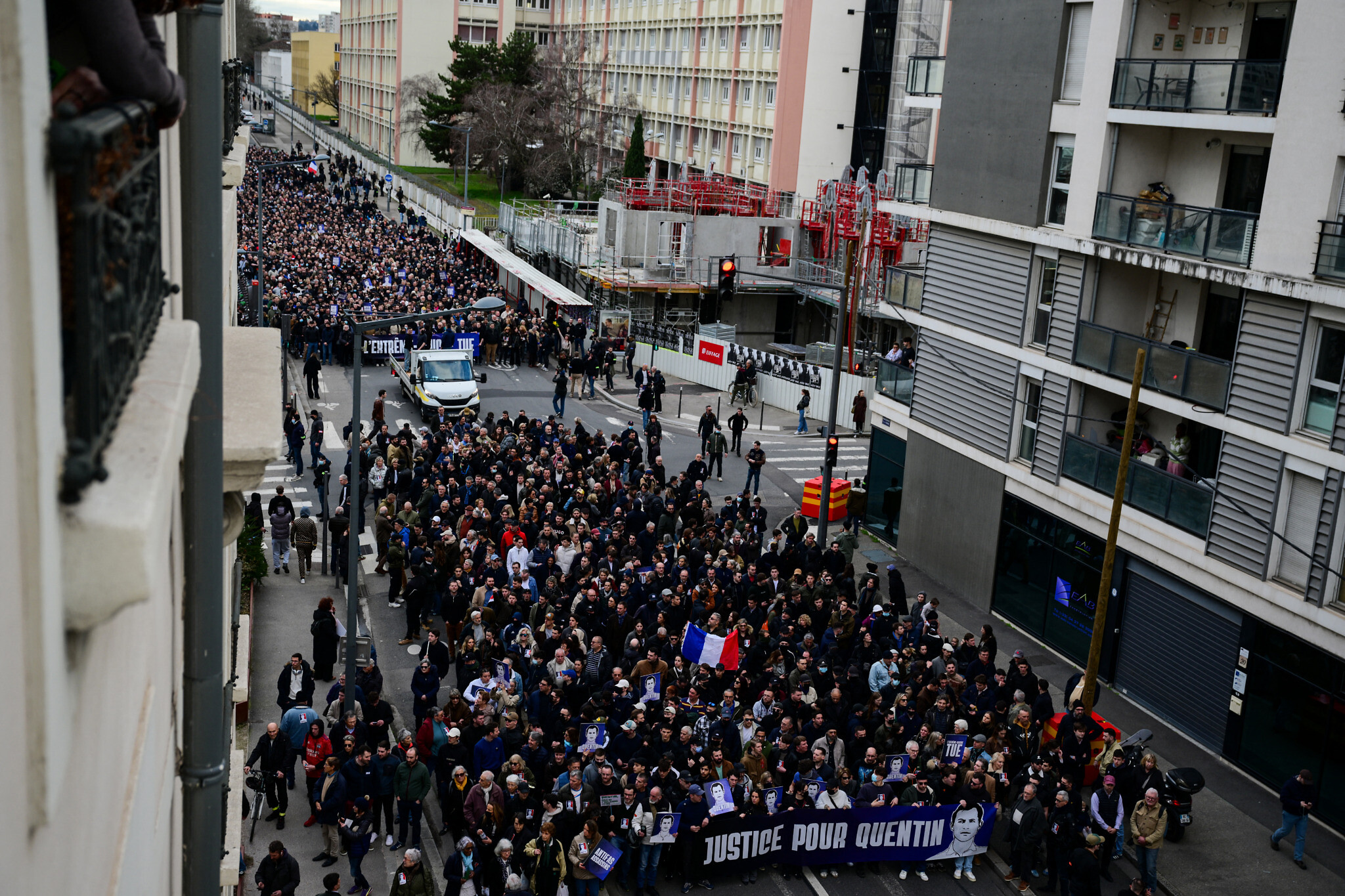 Thousands march in France for slain far-right activist, blame hard left ...