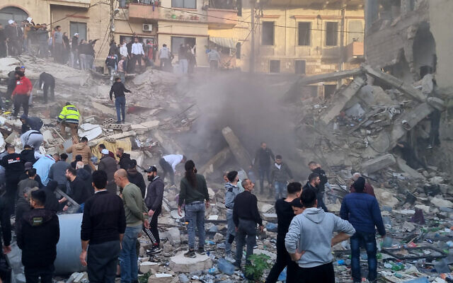 At least 14 killed in building collapse in Lebanon's Tripoli | The ...