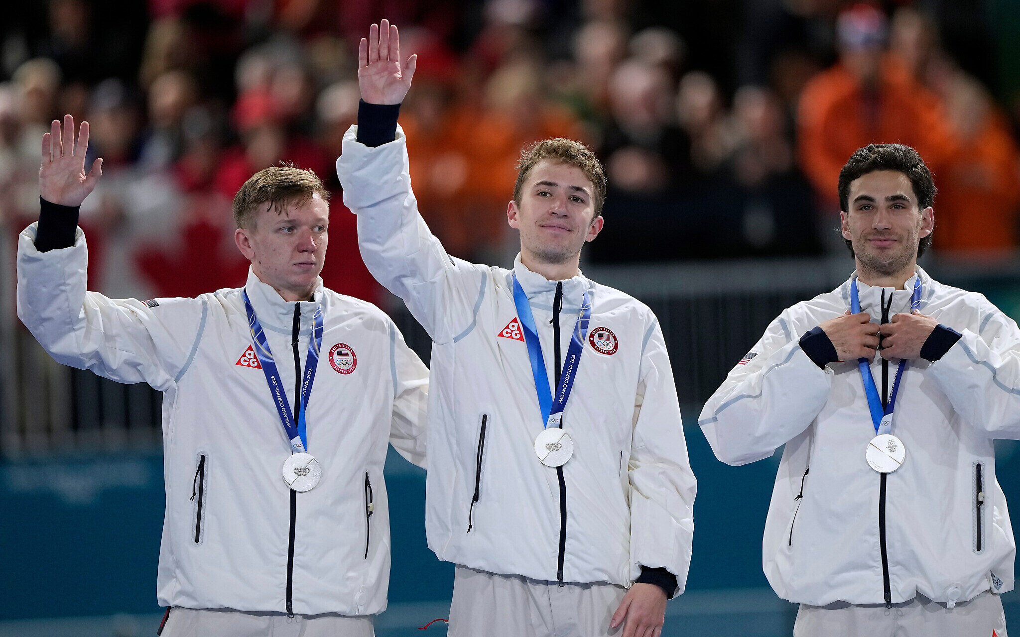 American Jewish speedskater Emery Lehman wins silver medal at Winter ...