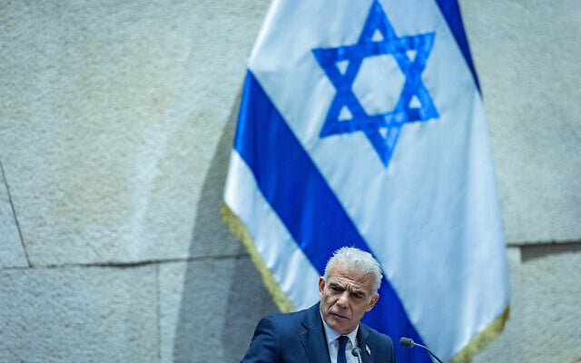 Lapid: If war with Iran comes, internal conflicts 'will be put into ...