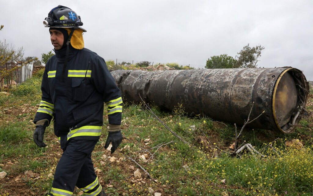 A look at the giant Iranian missile hulls scattered across Israel and ...