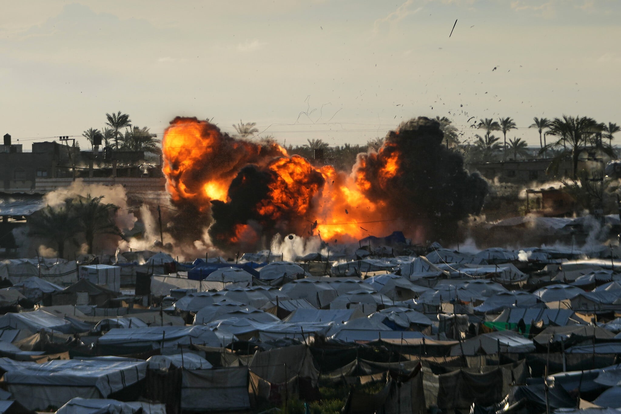 New maps provided to aid groups show expanded zone of IDF control in ...