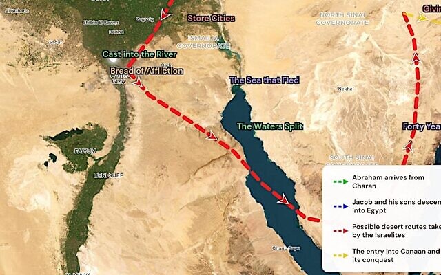 For Passover, an interactive map brings the haggadah down to earth ...