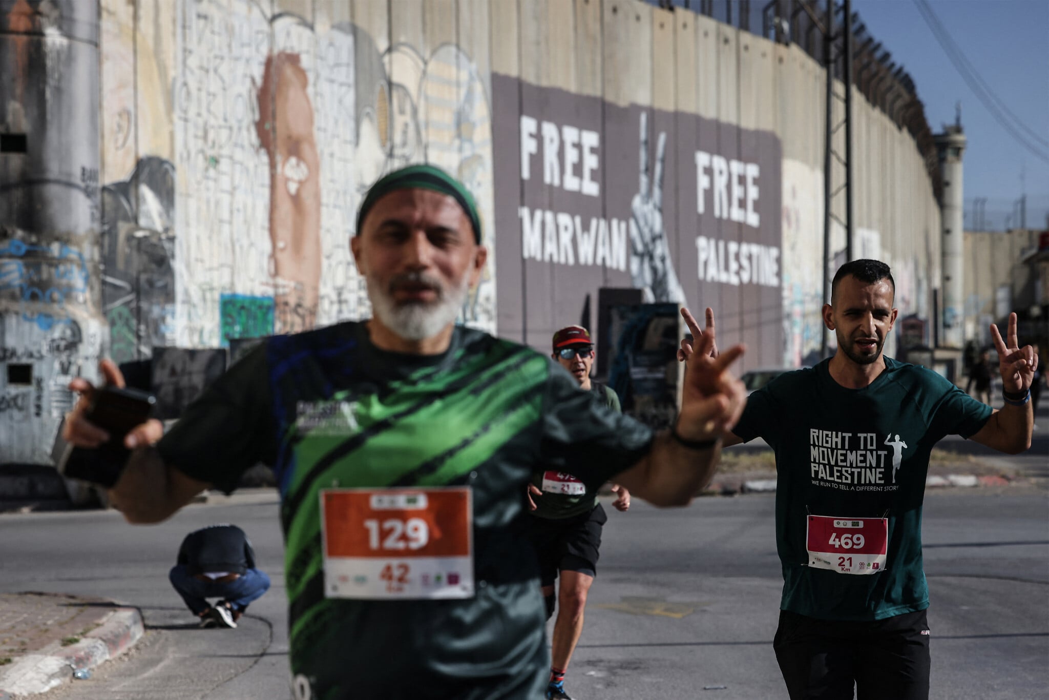 Palestine Marathon returns to West Bank and Gaza, with thousands taking ...