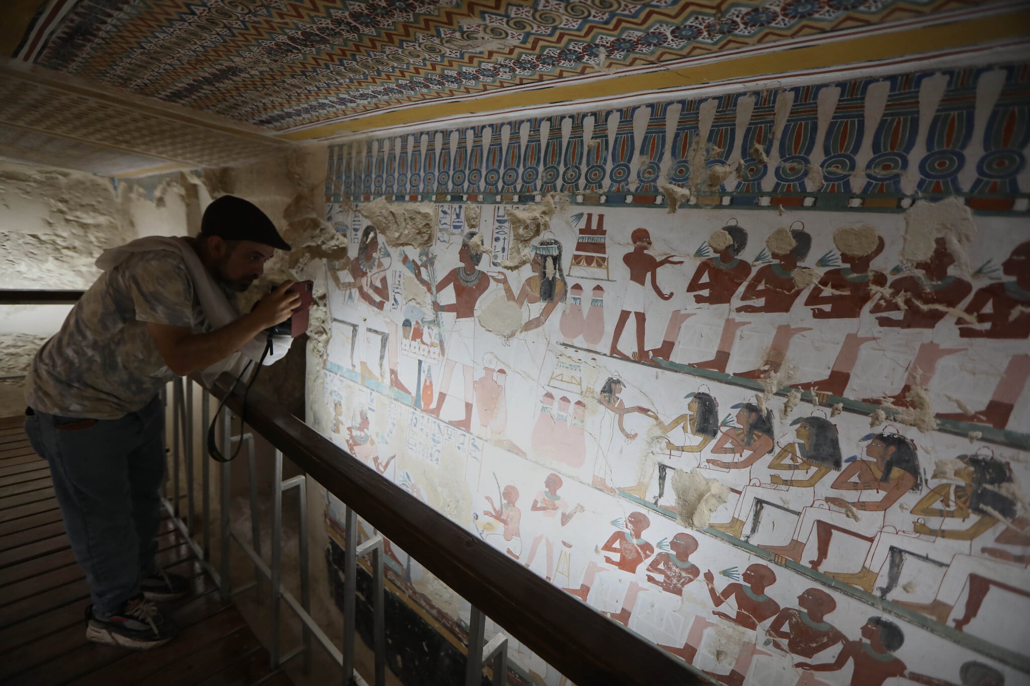 Egypt Unveils Two Colorfully Decorated Restored New Kingdom Tombs In