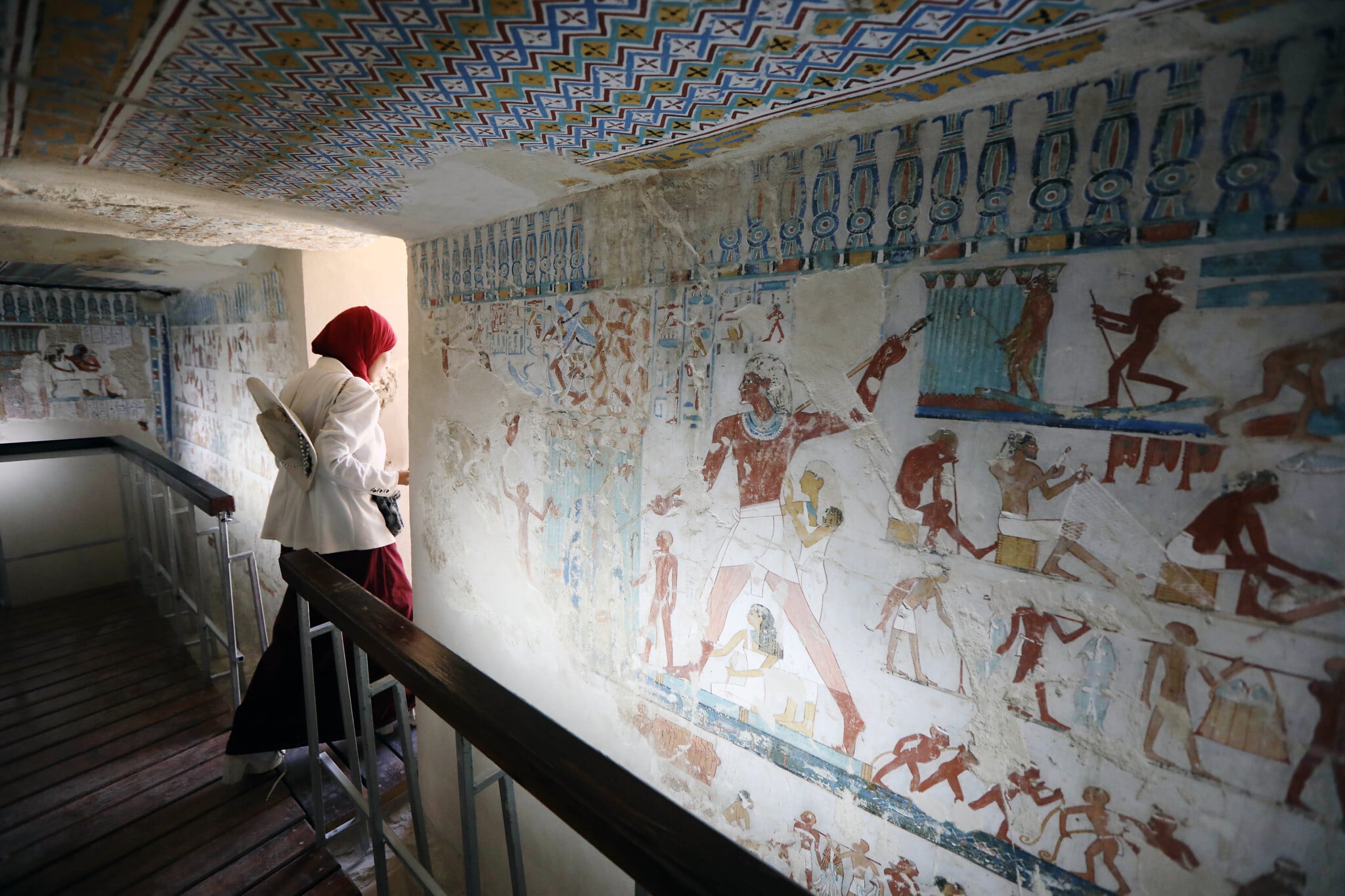 Egypt unveils two colorfully decorated, restored, New Kingdom tombs in ...