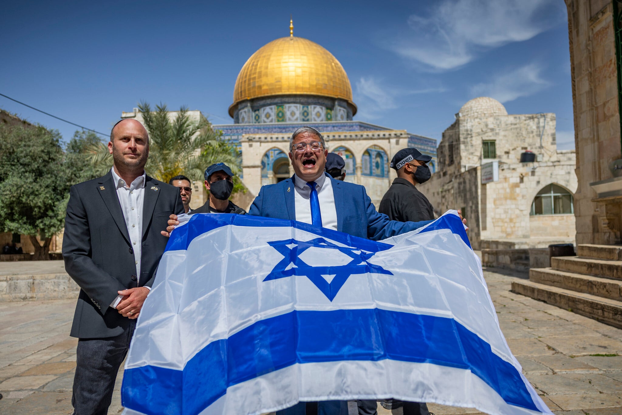 Chants of 'death to Arabs' at Jerusalem Day march as Ben Gvir flies ...