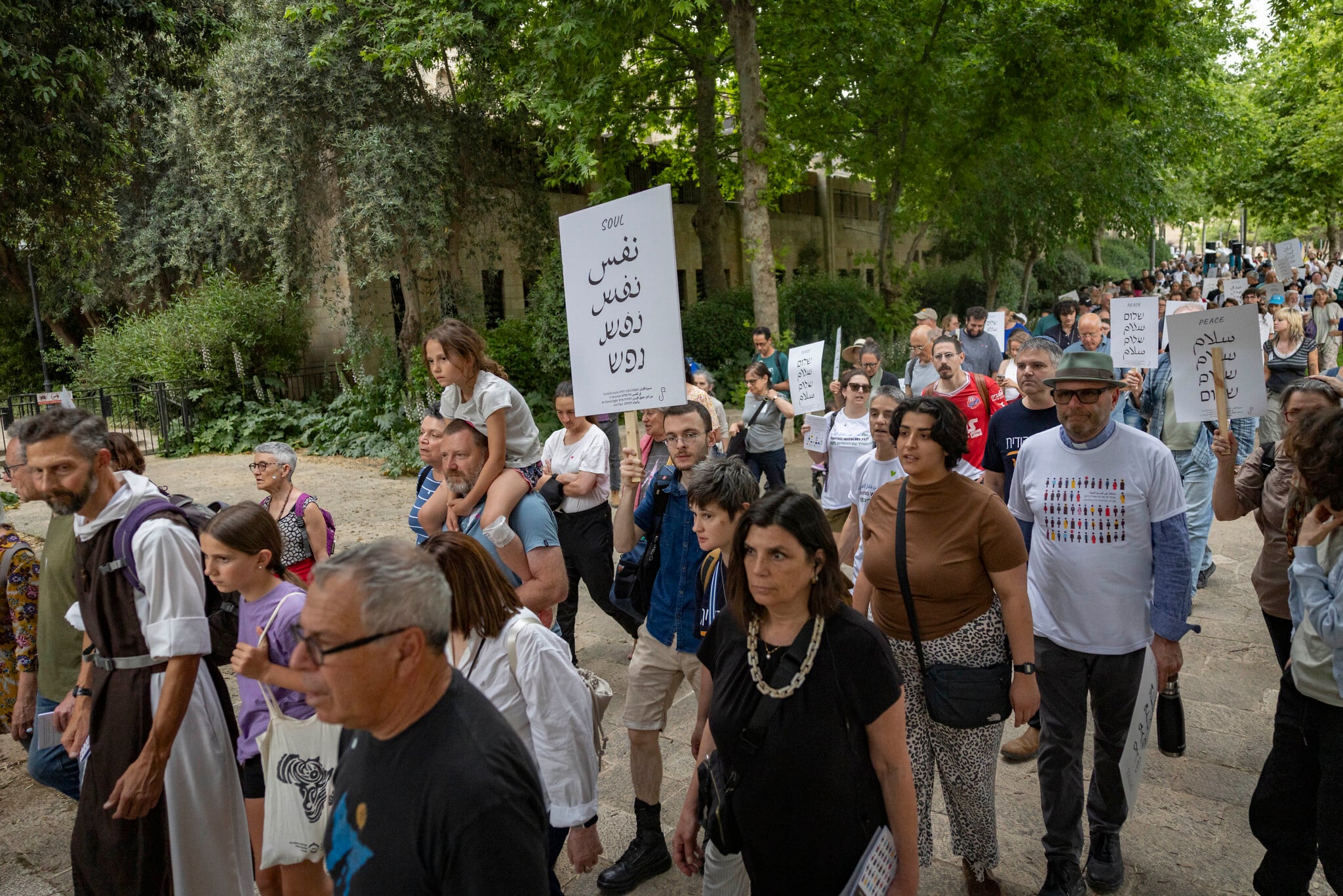 Hundreds join interfaith ‘human rights and peace’ march in Jerusalem ...