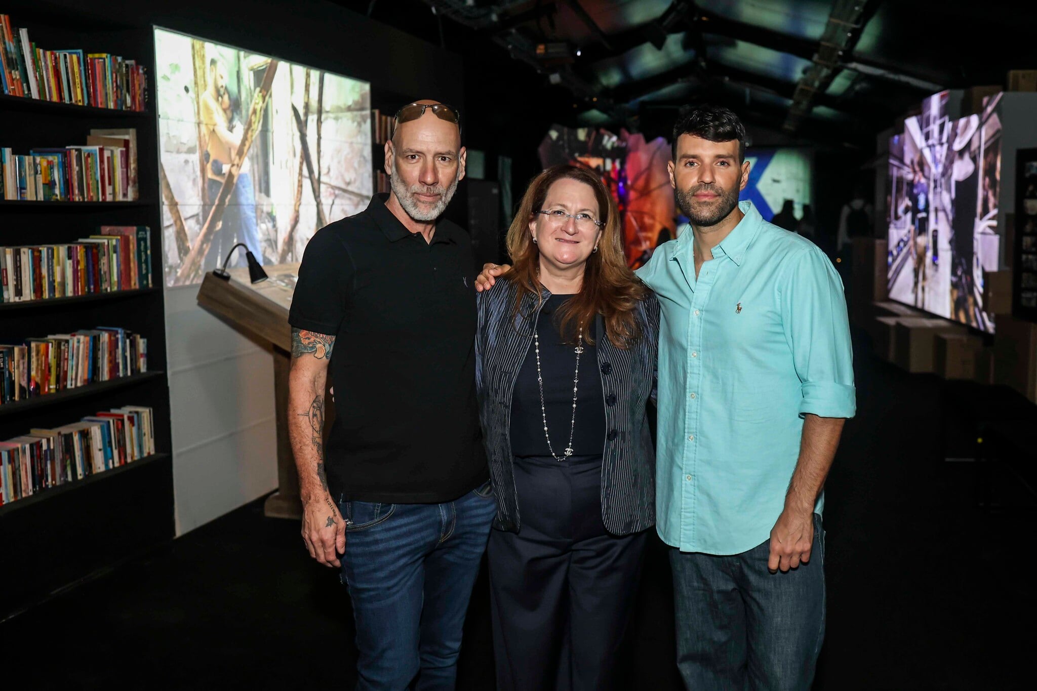 Rooftop installation brings searing Oct. 7 imagery and poignant lyrics ...
