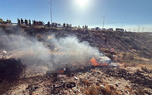 Two killed by explosive device in car on road near Beersheba | The ...