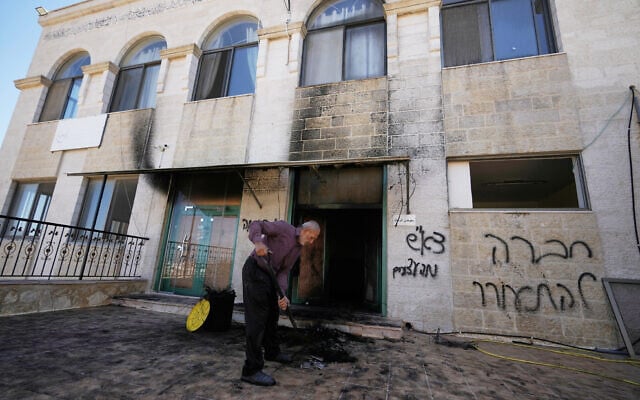 Settlers set fire to two West Bank mosques overnight | The Times of Israel