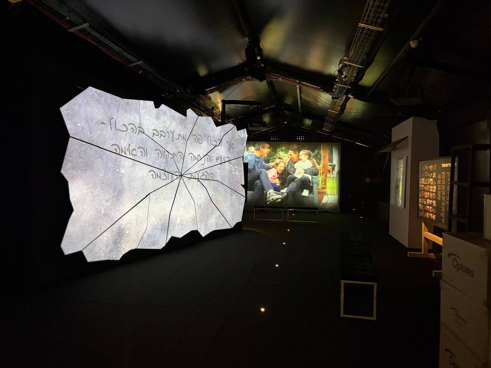 Rooftop installation brings searing Oct. 7 imagery and poignant lyrics ...